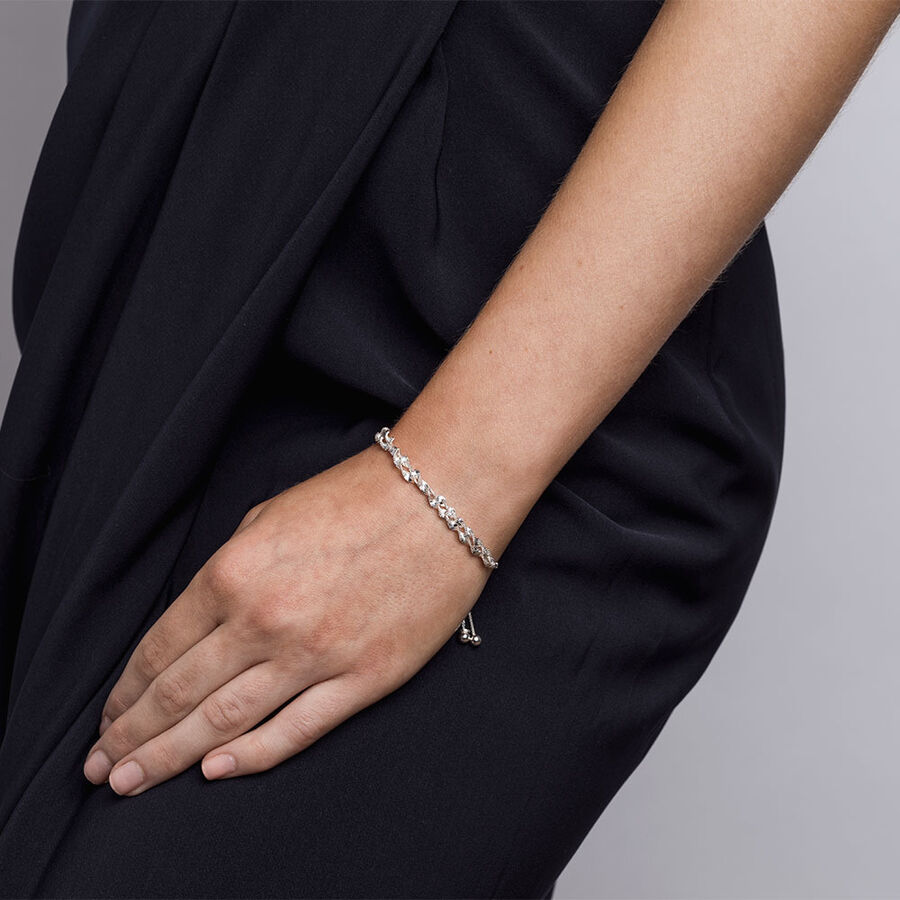 Adjustable Singapore Bolo Bracelet in Sterling Silver
