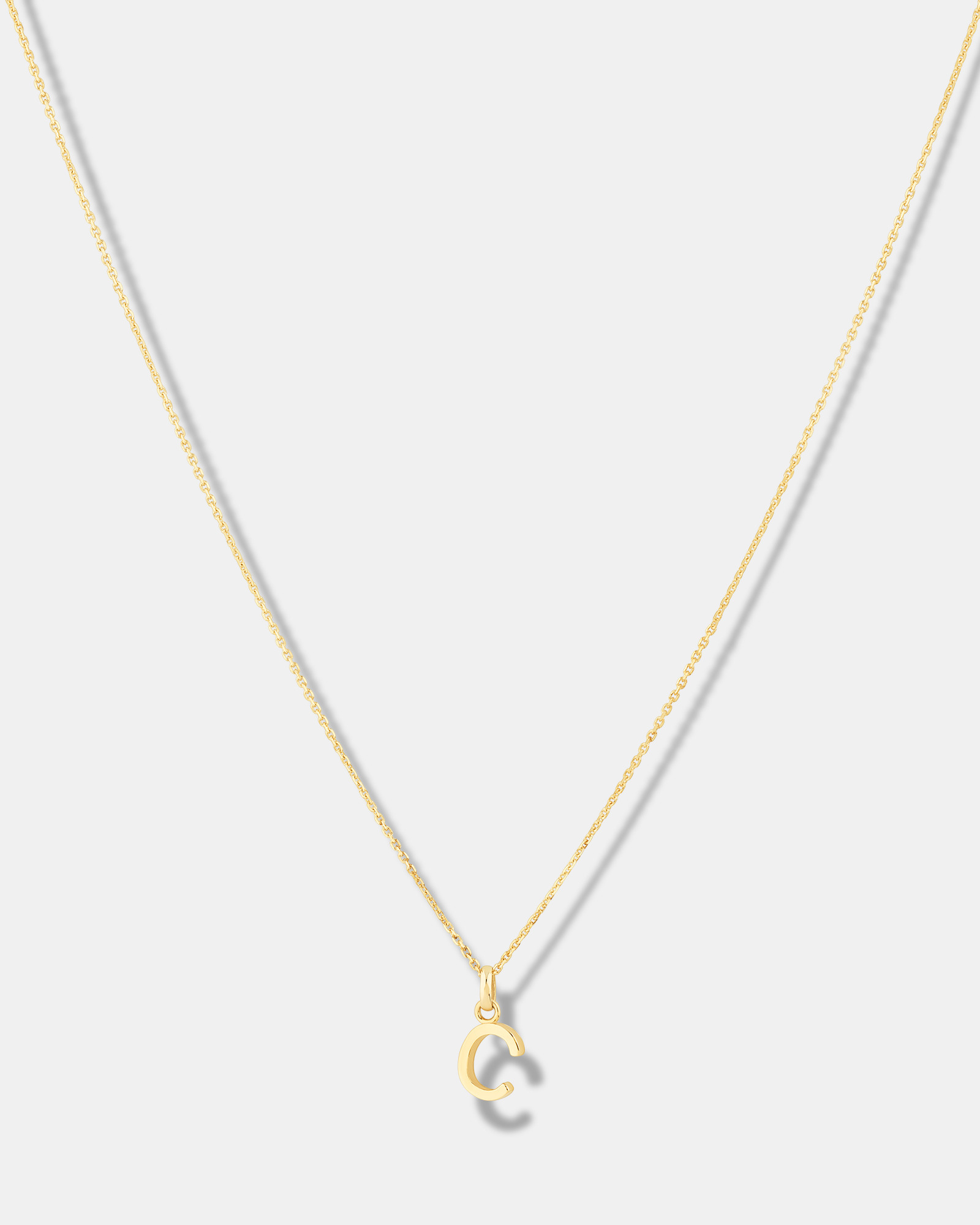"E" Initial Pendant with Chain in 10kt Yellow Gold $195 (55% Off ...