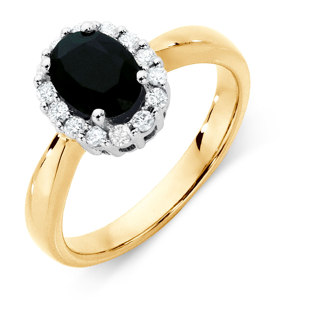 ring-with-sapphire-1-4-carat-tw-of-diamonds-in-10ct-yellow-white-gold